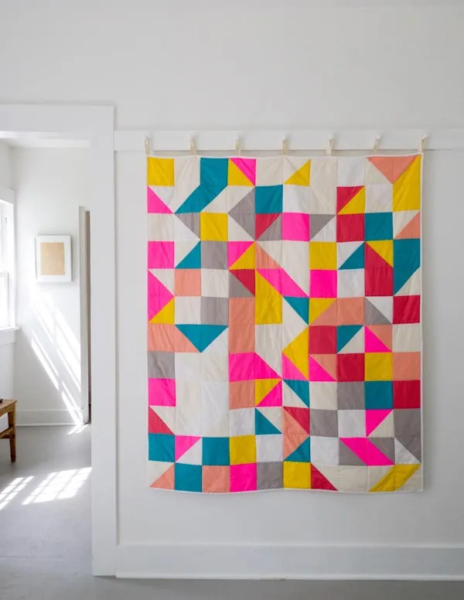 Modular Block Quilt - Free Pattern - crafts.alldaycrochet