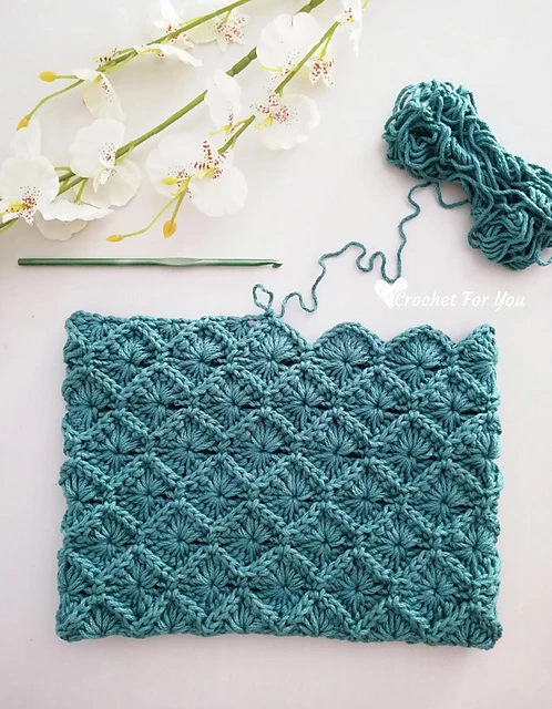 Bavarian Stitch in Round - crafts.alldaycrochet