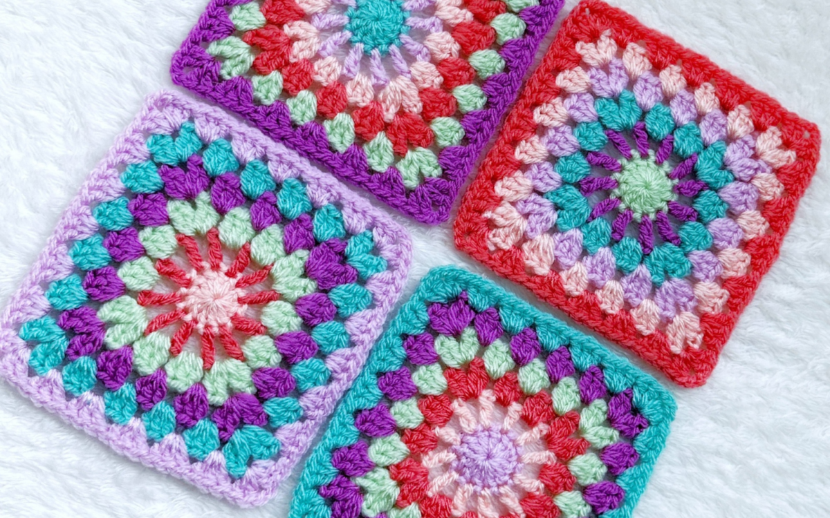 Radiance Granny Square - crafts.alldaycrochet